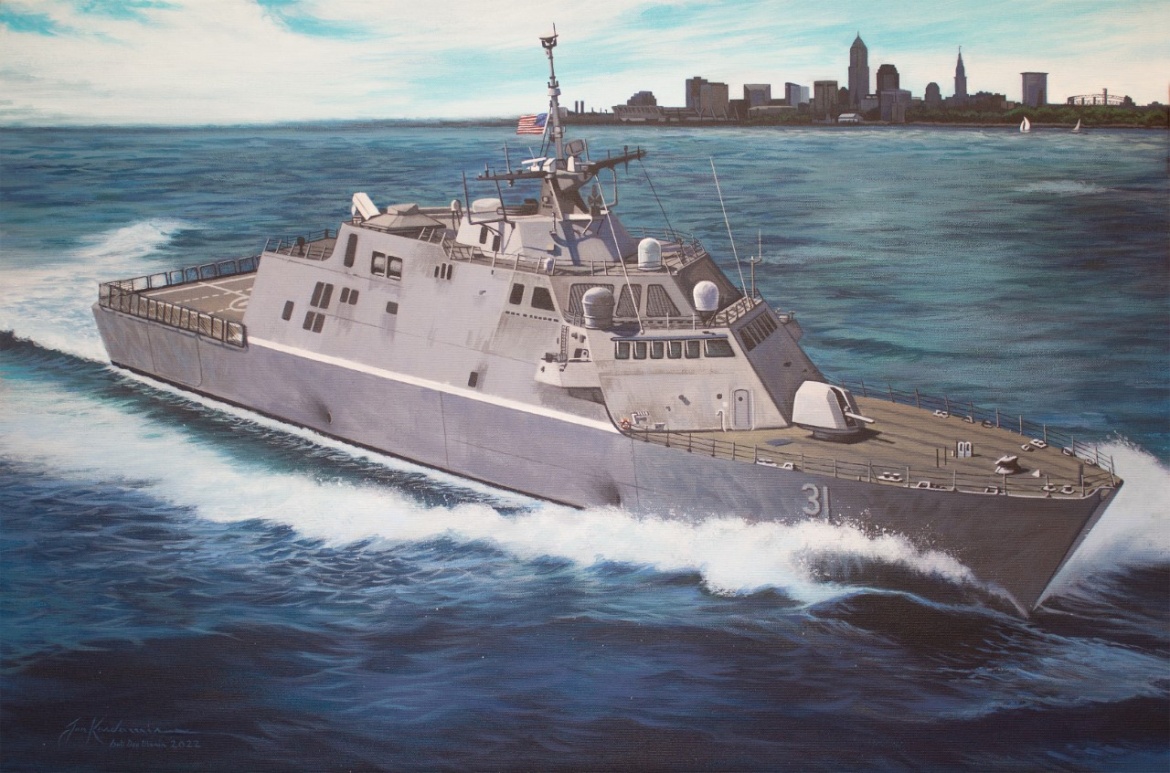 USS Cleveland Giclee Print - USS Cleveland Legacy Foundation